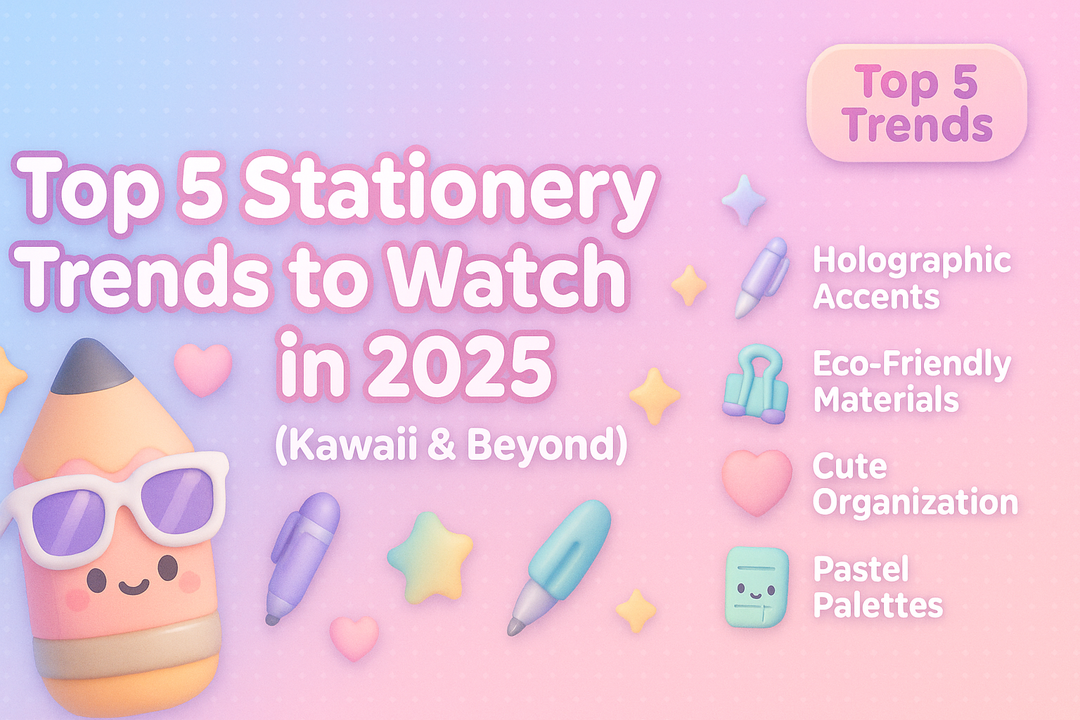 Top 5 Stationery Trends to Watch in 2025 (Kawaii & Beyond) – Okiedoky