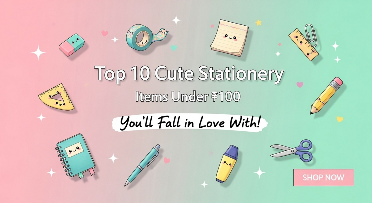Top 10 Cute Stationery Items Under ₹100 You’ll Fall in Love With ...